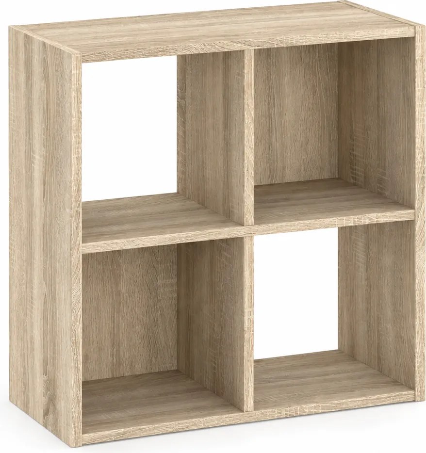 Regál Sinde 2x2, dub sonoma