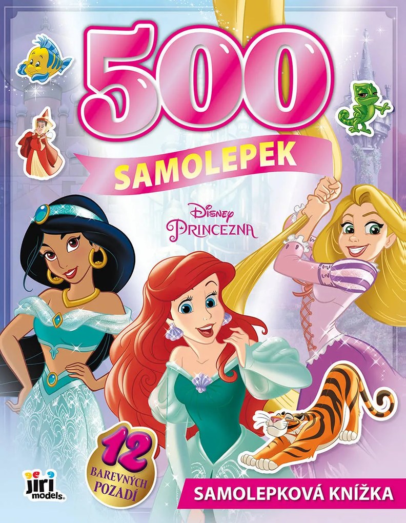 JIRI MODELS Velká samolepková knížka 500 samolepek Disney Princezny 0