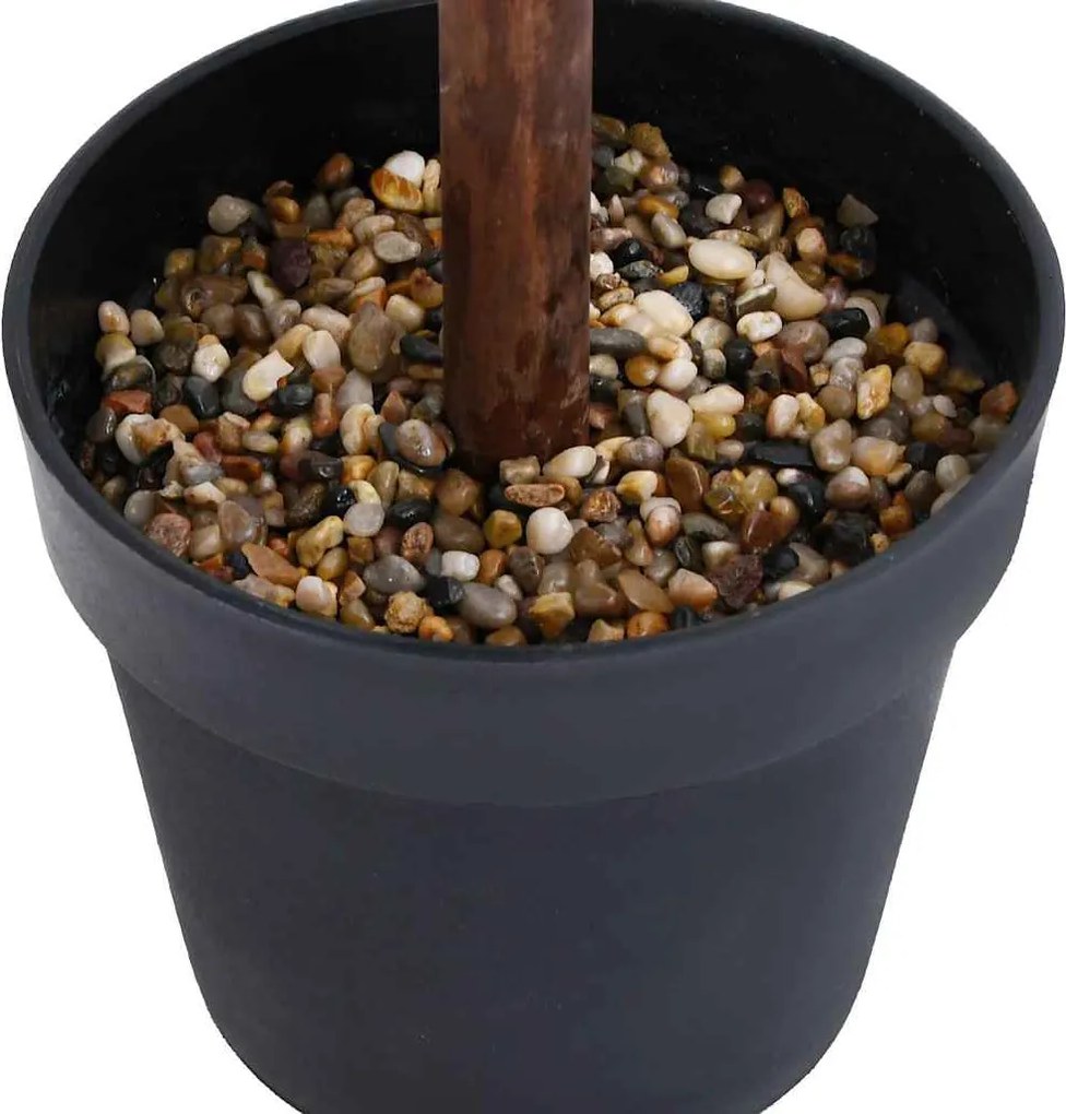 Umělý zimostráz ve tvaru koule s květináčem zelený 71 cm 336508