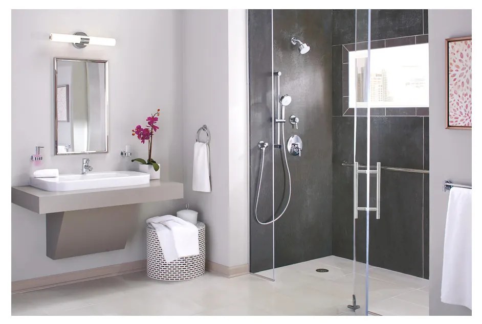 Grohe Essentials - Dávkovač tekutého mýdla s držákem, chrom 40448001