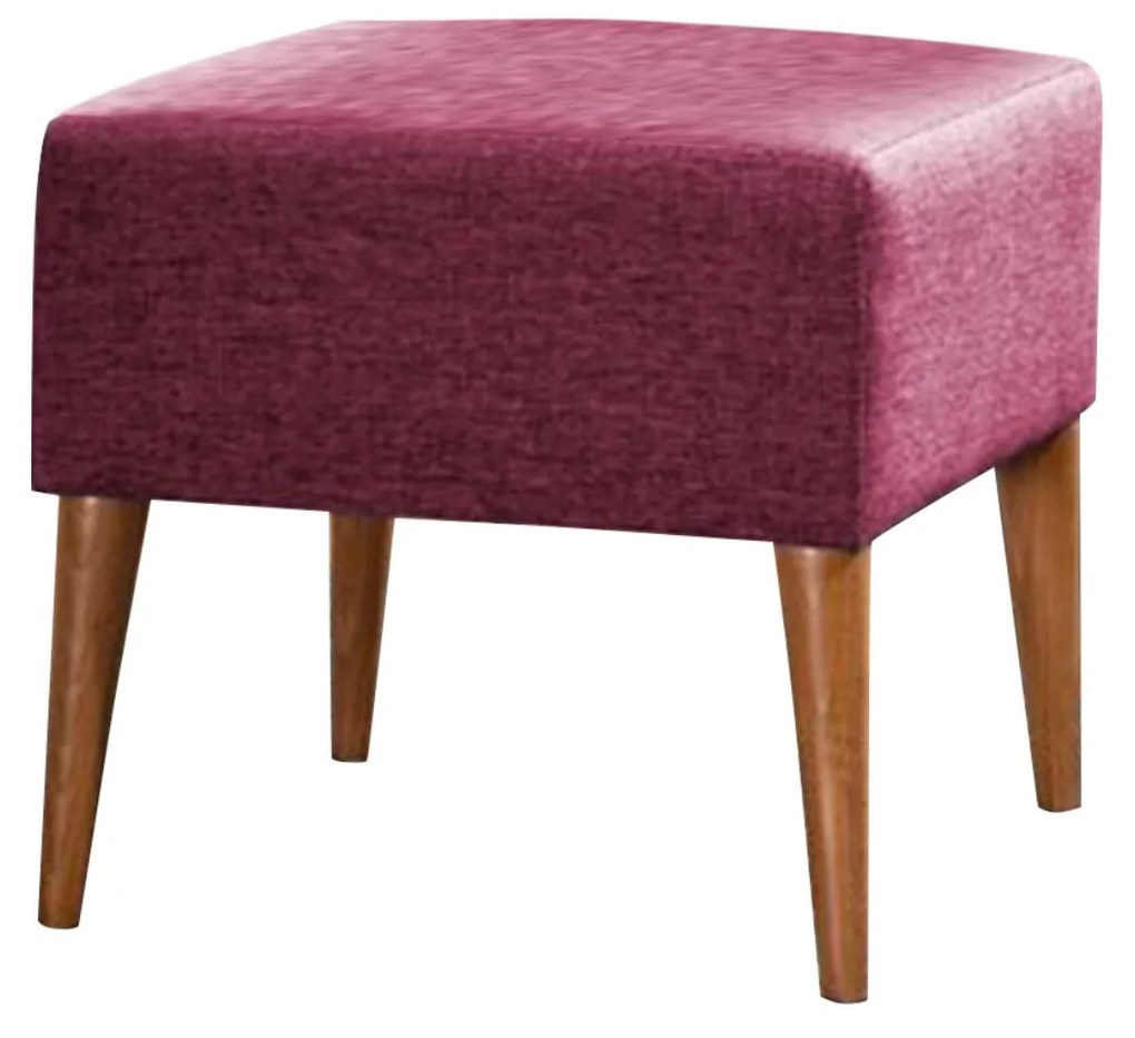 Atelier del Sofa Taburet Zeni - Claret Red, Červená