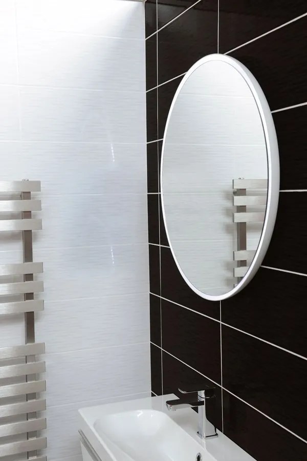Sapho Sapho, FLOAT LED podsvícené zrcadlo, průměr 600mm, bílá, 22559