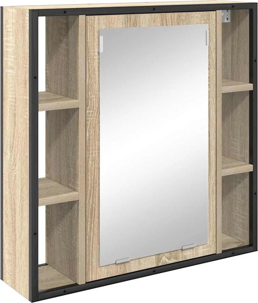 Sada koupelnového nábytku 3 ks Sonoma dub 33 x 33 x 185,5 cm 3399392