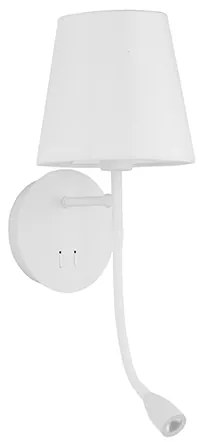 Designové nástěnné svítidlo Nia 19 bílé