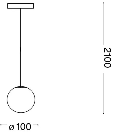 Ideal Lux - LED Lustr na lanku MAPA 1xG9/3W/230V pr. 10 cm bílá