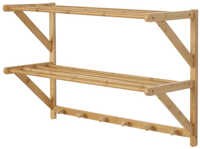 Autronic Věšák nástěnný DR-B005 NAT Odstín: Přírodní