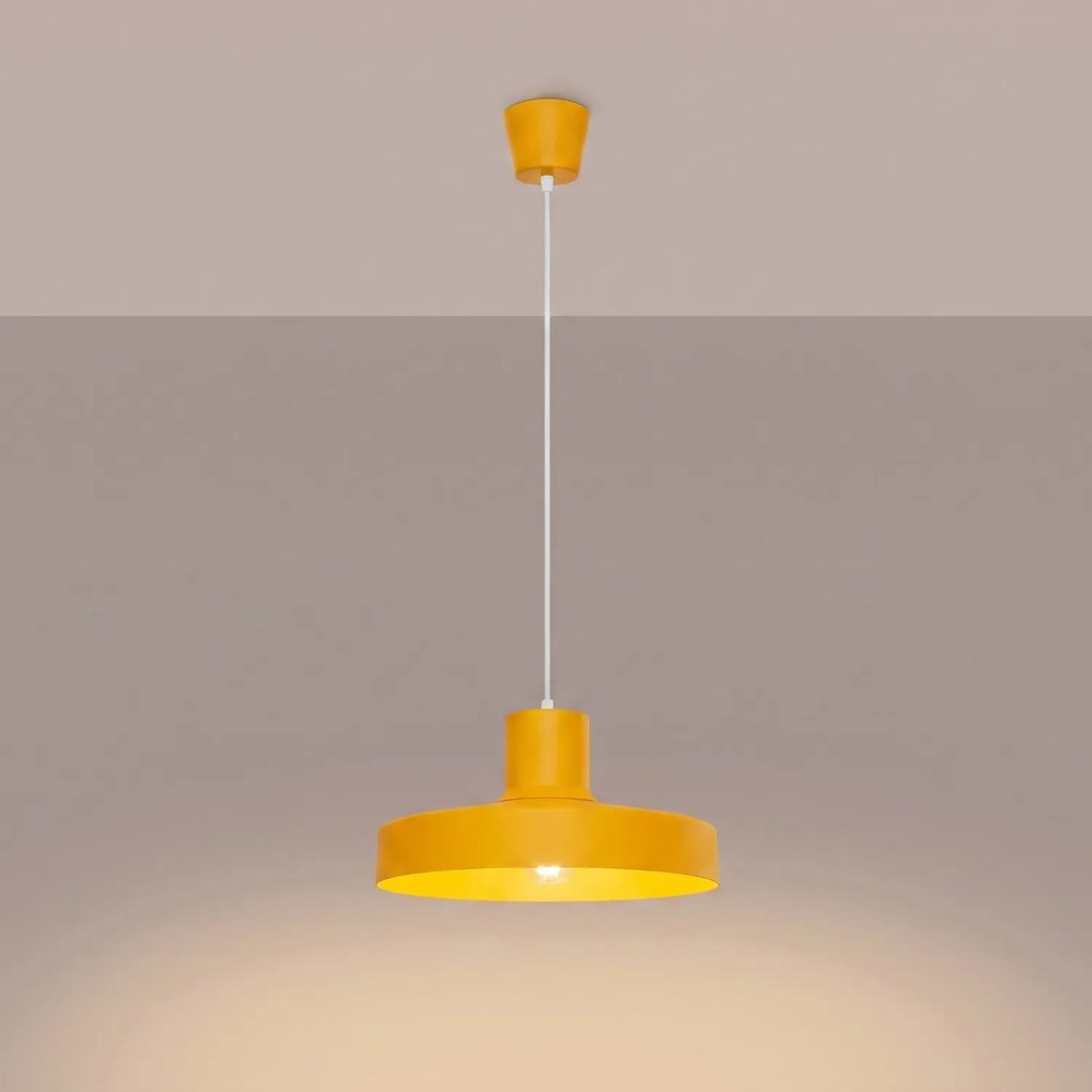 Sollux Lighting Závěsné svítidlo BILO žluté