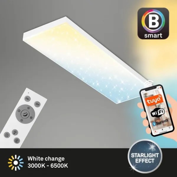 Brilo - LED Stmívatelný přisazený panel FRAMELESS LED/28W/230V Wi-Fi Tuya + DO