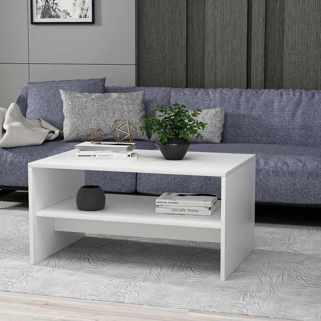 Konferenční stolek Apollon White