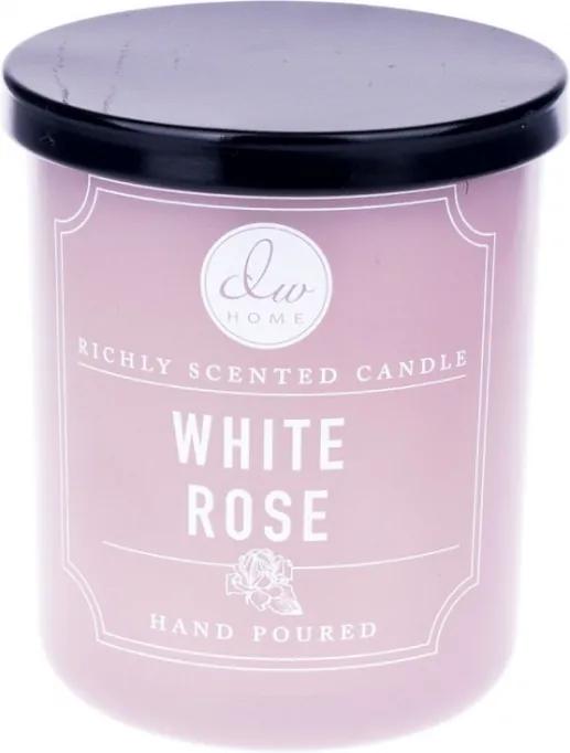 DW Home Vonná svíčka ve skle Bílá růže - White Rose, 4oz