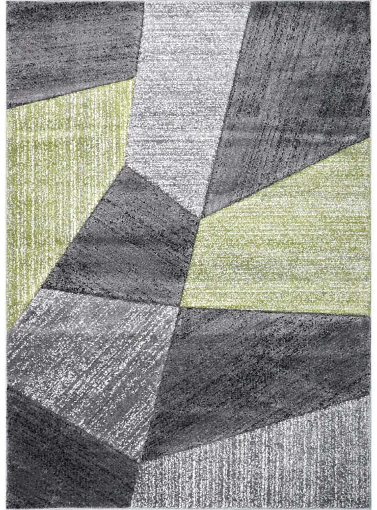 Moderní kusový koberec Warner AG004 | zelený Typ: 80x150 cm