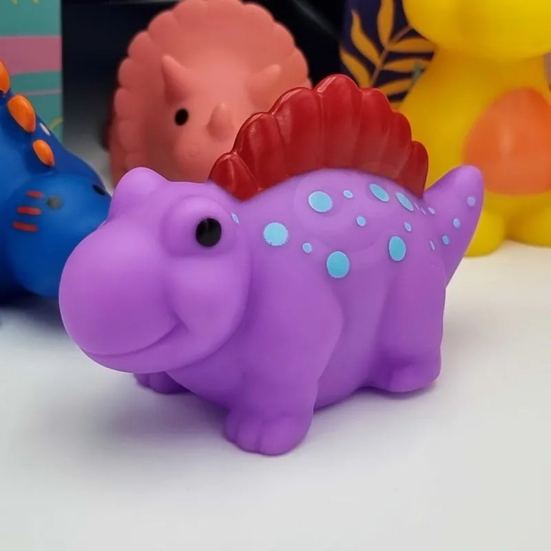 Tooky Toy Dřevěná vzdělávací pyramida z kostek pro děti dinosauři