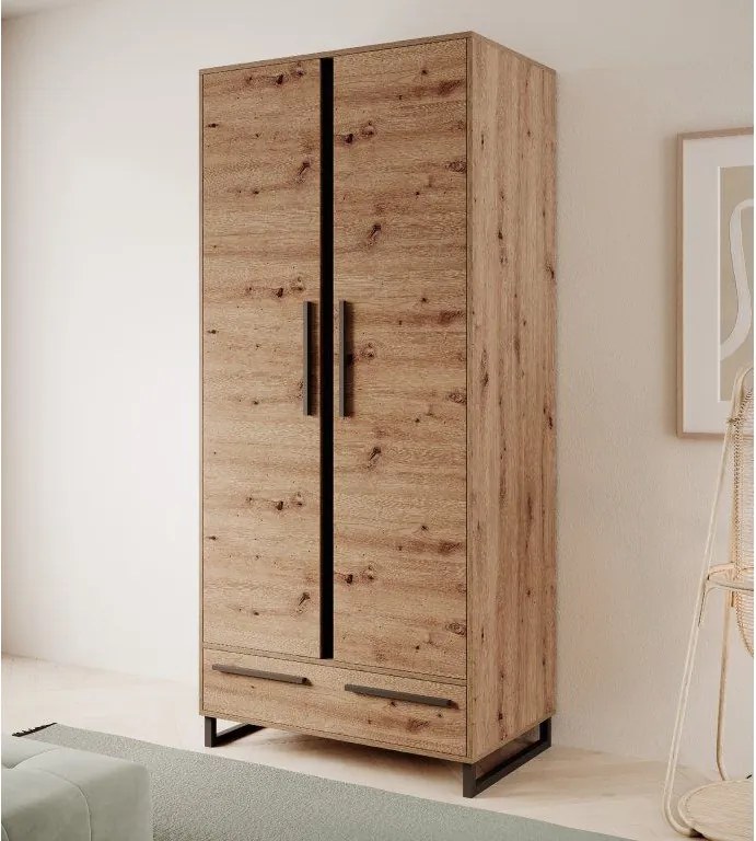 ADRK Furniture Dvoudveřová skříň ARIA WA-ARI-90-A_B