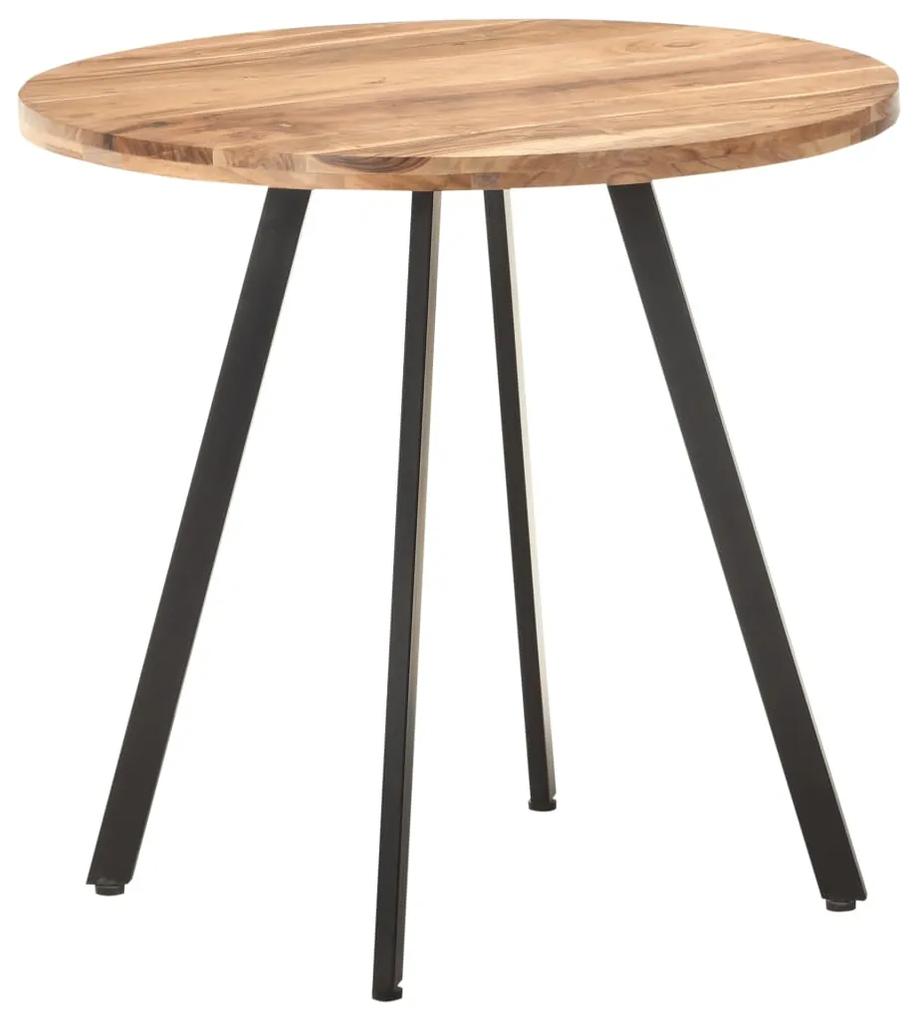 Jídelní stůl 80 cm masivní akáciové dřevo,  320485
