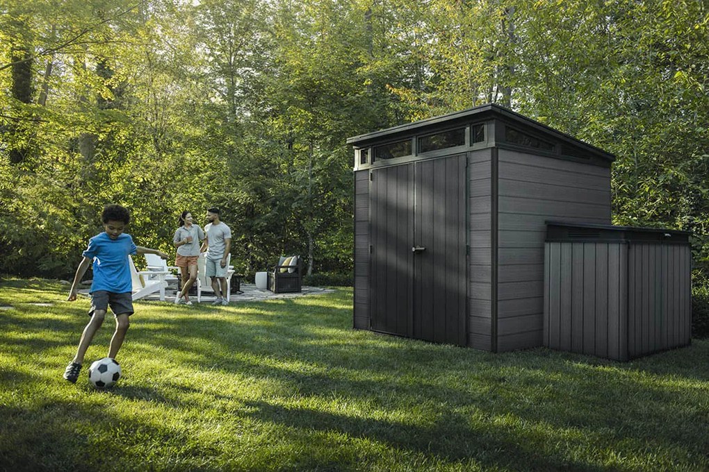 KETER CORTINA 7 x 7 zahradní domek, 216 x 218 x 226 cm, šedý 17206093