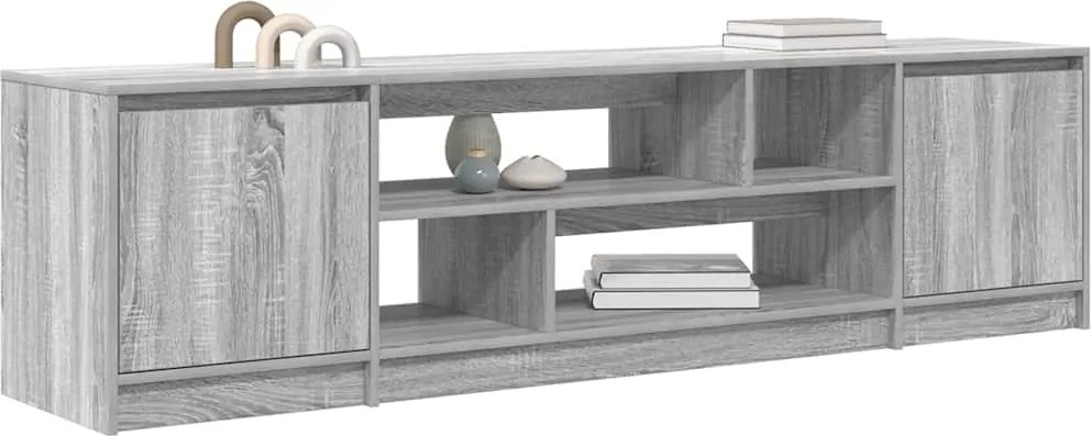 TV skříňka šedá sonoma 188,5x41x50 cm kompozitní dřevo 3328422