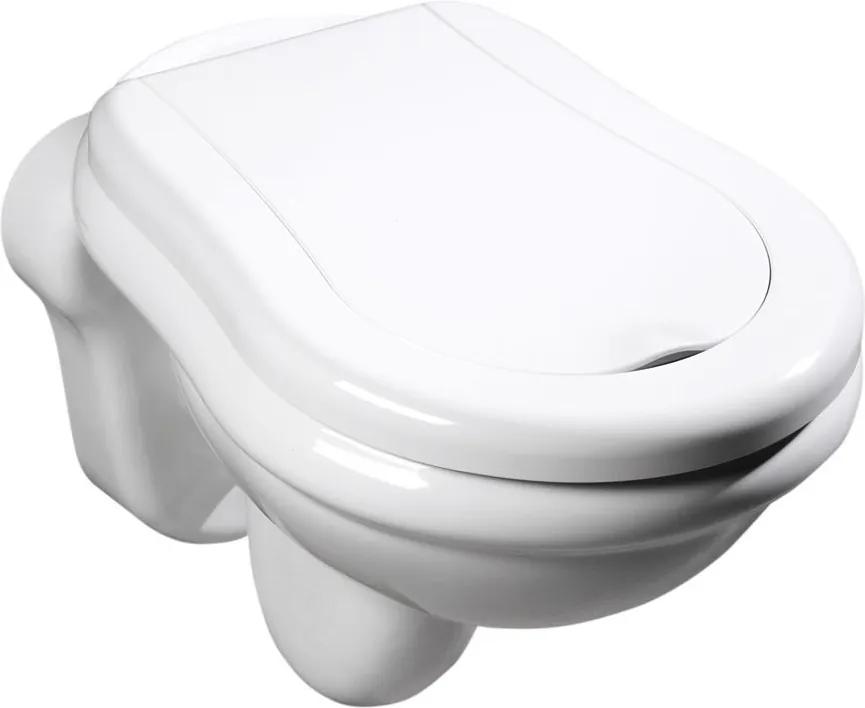 RETRO závěsná WC mísa, 38x52cm, bílá (101501) Kerasan