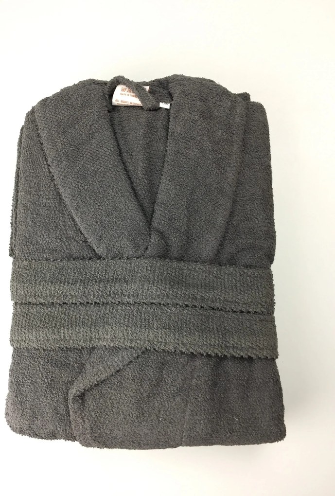 Froté unisex župan tmavě šedý TiaHome - XL