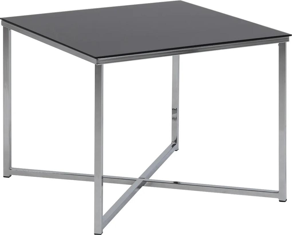Designový konferenční stolek Aimilios černá / chromová