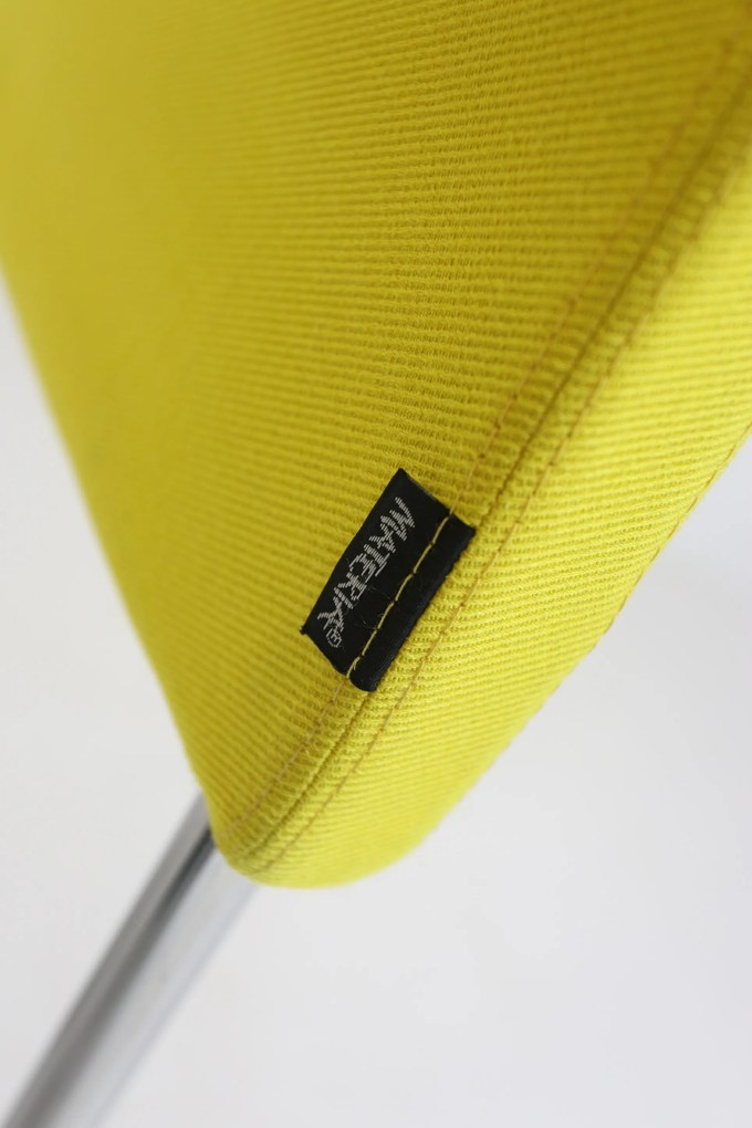 Barová židle, Materia, žlutá/chrom