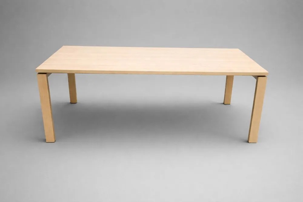Rozkládací jídelní stůl s deskou v dubovém dekoru 100x200 cm Linley - II. jakost – Actona