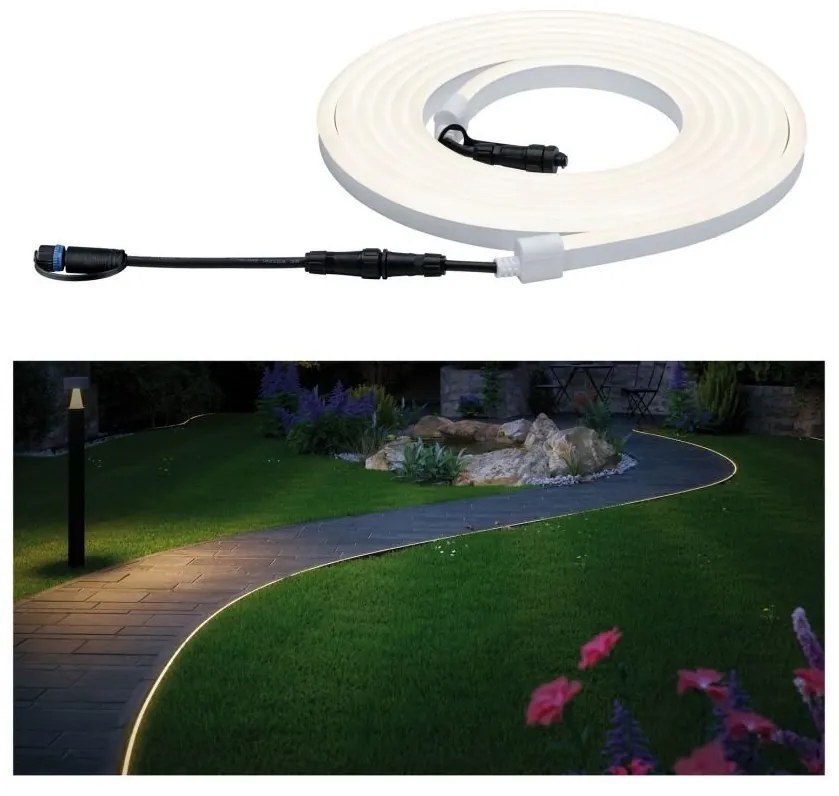 P 94191 Plug & Shine Neon LED pásek IP67 3000K 24V 5m - PAULMANN