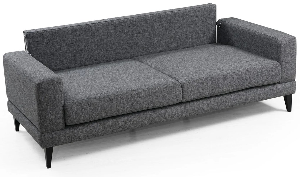 Hanah Home Třímístná pohovka NORDIC šedá 560ARE1307