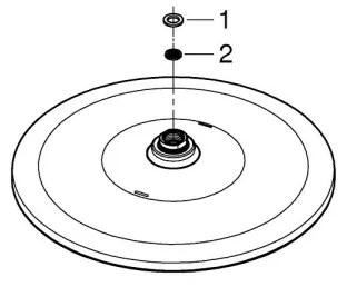 GROHE 26569000 - Hlavová sprcha RAINSHOWER 310 mm lesklý chrom