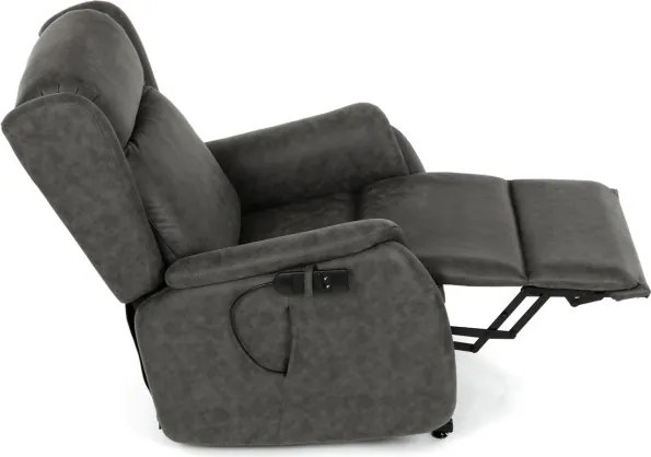 Polohovací křeslo černé, elektrické TV-L8902 BK3