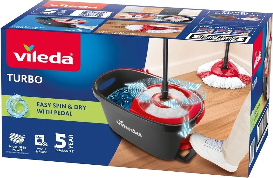 Set kyblíku a mopu na podlahu Vileda Turbo