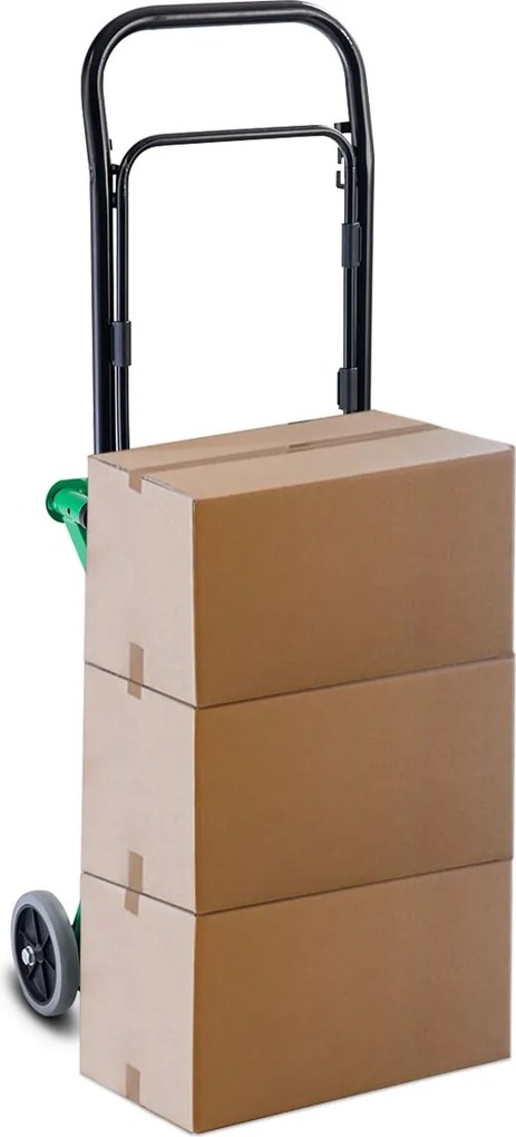 Costway 2 v 1 Skládací vůz na pytle, přepravní vůz, nákladní vůz na pneumatiky