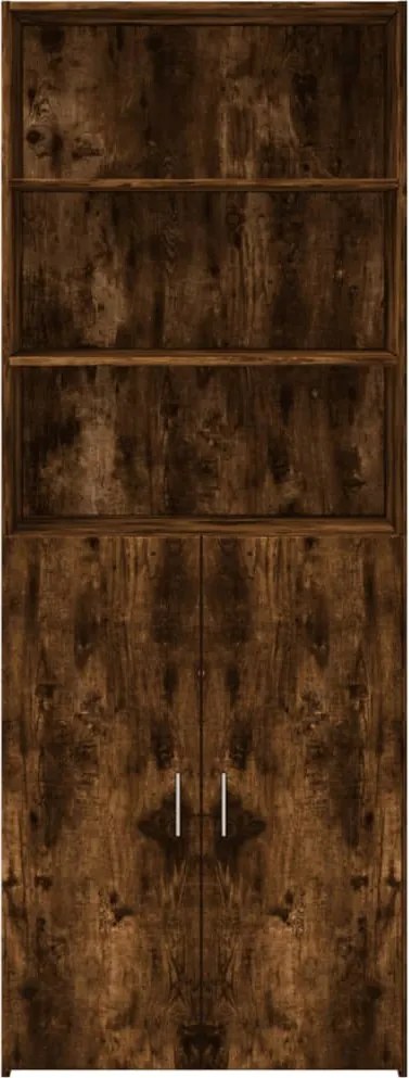 Skříň highboard kouřový dub 80 x 42,5 x 185 cm kompozitní dřevo 3281382