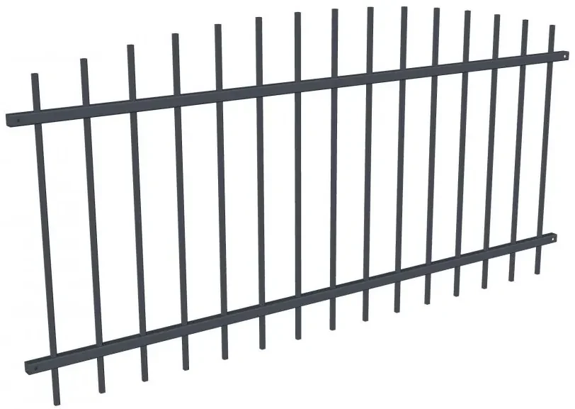 Kovové plotové pole PLP72 š. 2500 x v. 1000 mm | BIANO