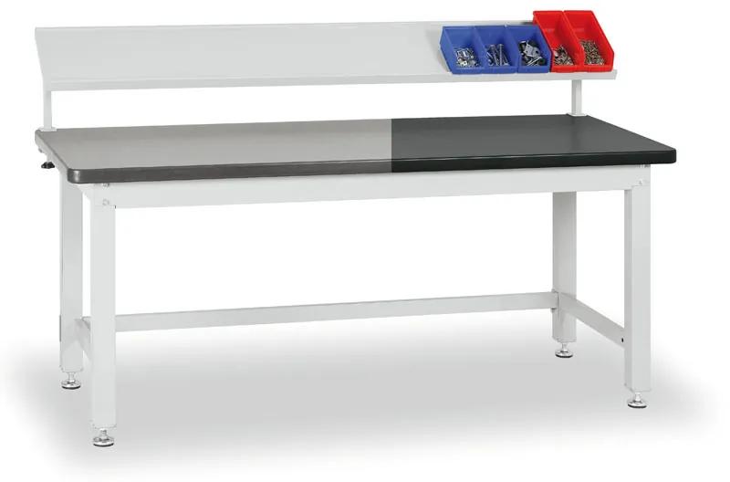 Přídavná kovová police na nářadí pro stoly BL, nosnost 20 kg, 1500 x 270 x 300 mm