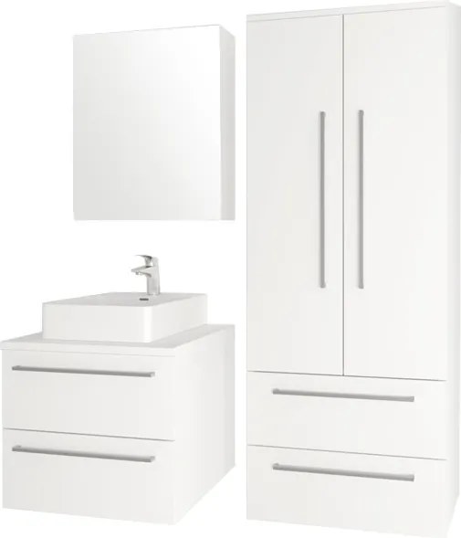 Mereo, Mereo Bino, koupelnová skříňka 100 cm, bílá, MER-CN662SN