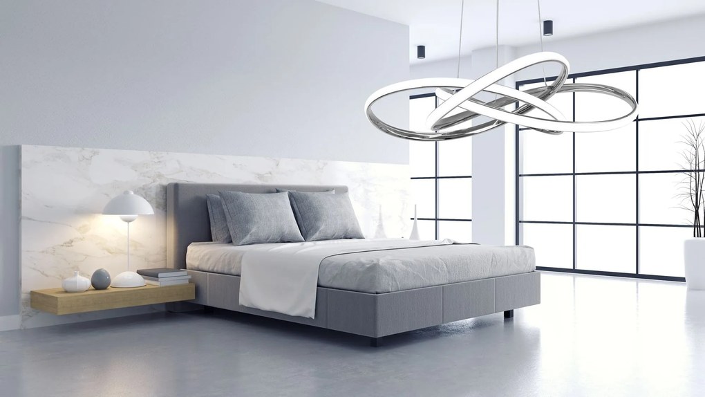 Toolight Toolight, Node moderní stropní svítidlo LED + dálkové ovládání APP816-CP, chromová, OSW-03997