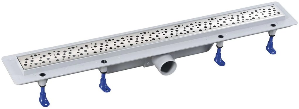 Aqualine - Sprchový žlab 91 cm, s roštem, nerez 1702-90