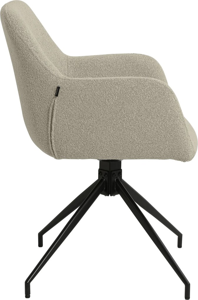 Sada 2 jídelních židlí Merlinda látka Teddy – taupe