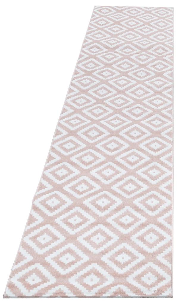 Ayyildiz Kusový koberec PLUS 8005, Růžová Rozměr koberce: 140 x 200 cm