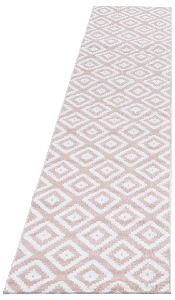 Ayyildiz Kusový koberec PLUS 8005, Růžová Rozměr koberce: 80 x 300 cm