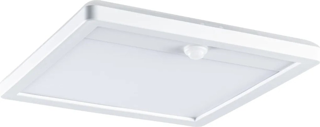 P 94663 LED venkovní panel Lamina vč. pohybové čidlo IP44 hranaté 250x250mm 3000K 14,5W 230V bílá umělá hmota - PAULMANN