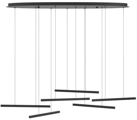 Eglo 39915 - LED Stmívatelný lustr na lanku LINDOZA 6xLED/8,4W/230V 3000K