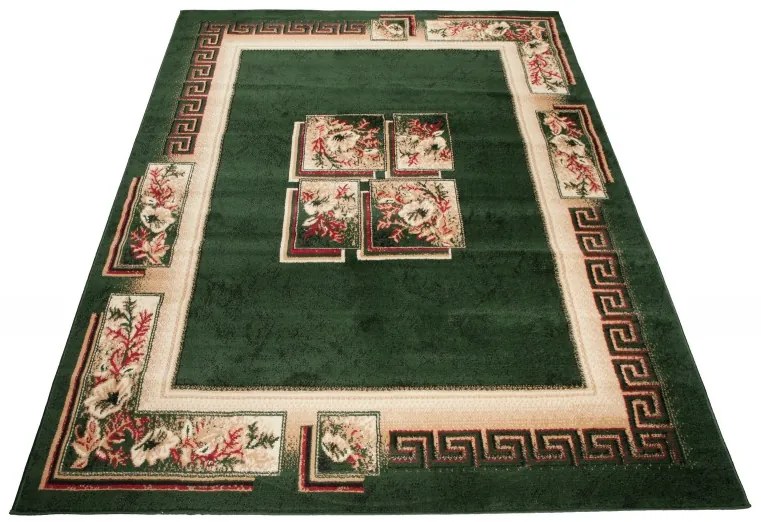 Kusový koberec ATLAS 4489A Zelený Rozměr: 160x230 cm