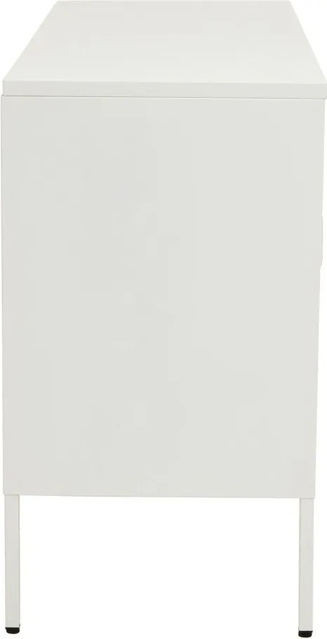 Bílá ocelová vitrína 140x80x45 cm Acier – Premier Housewares