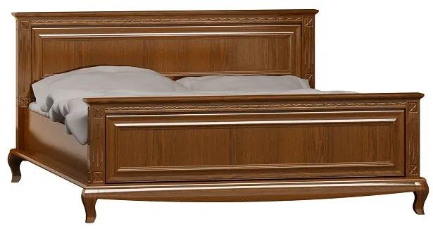 MEBDOM Rustikální postel z bukového dřeva 160x200