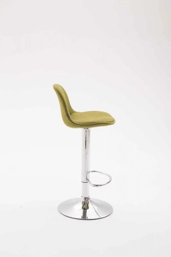 Bhm germany Barové židle Kiel (SET 2 ks), textil, zelená