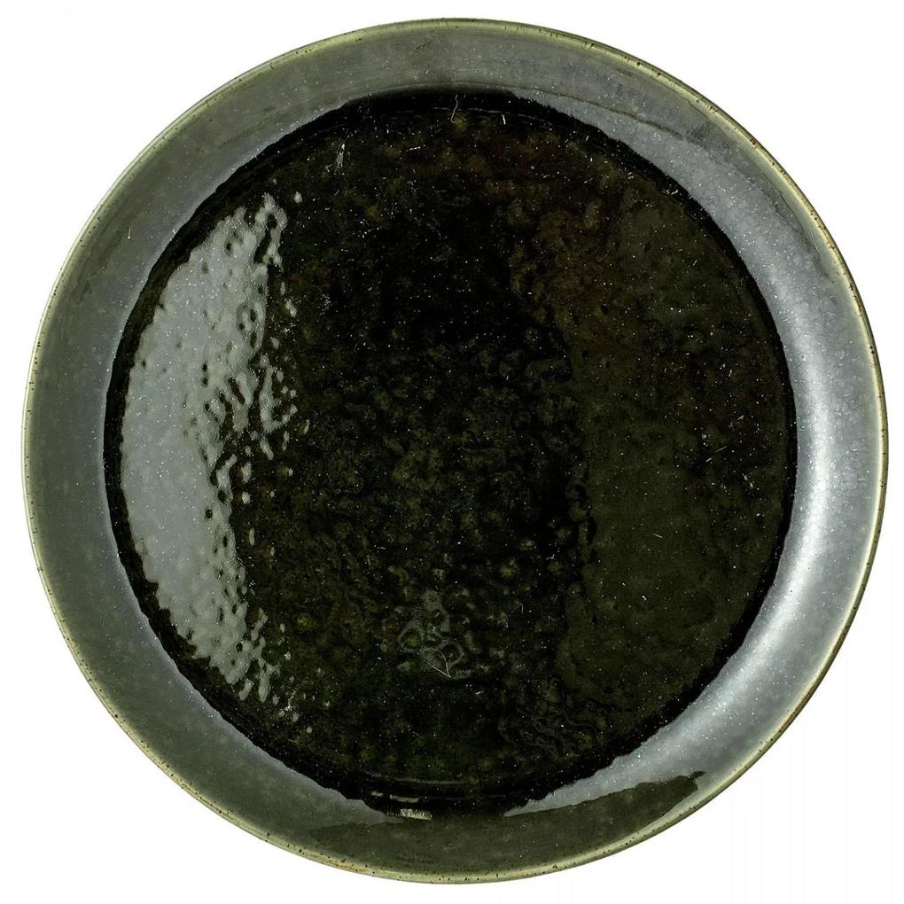 Bloomingville Keramický dezertní talíř Joëlle Green, zelená barva, keramika
