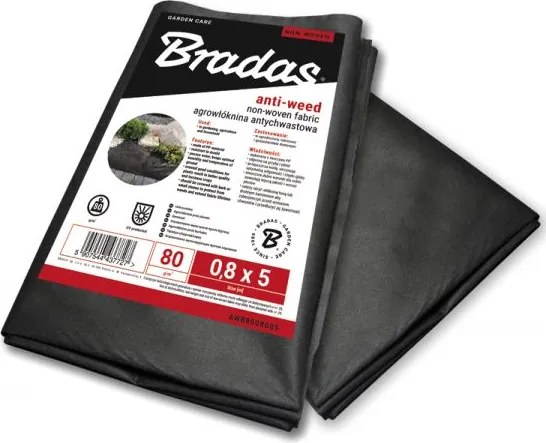 Bestent Agrovláknina 1,6x10m 80g/m2 s UV filtrem černá