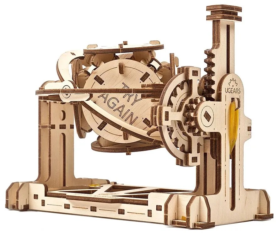 Ugears 3D dřevěné mechanické puzzle STEM náhodný generátor
