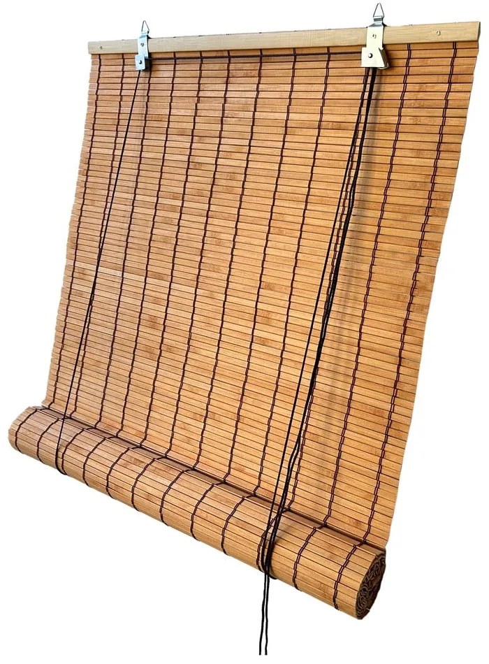 Oranžová bambusová roleta 60x160 cm Zeva – Gardinia